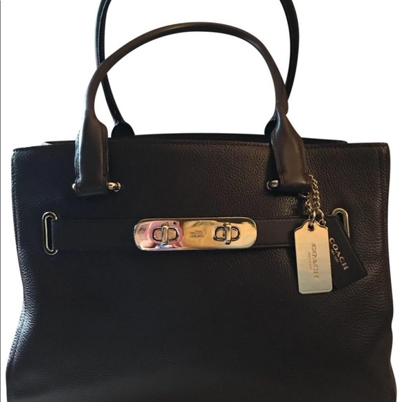 Coach | Bags | Coach Swagger Satchel Polished Pebble Leather | Poshmark